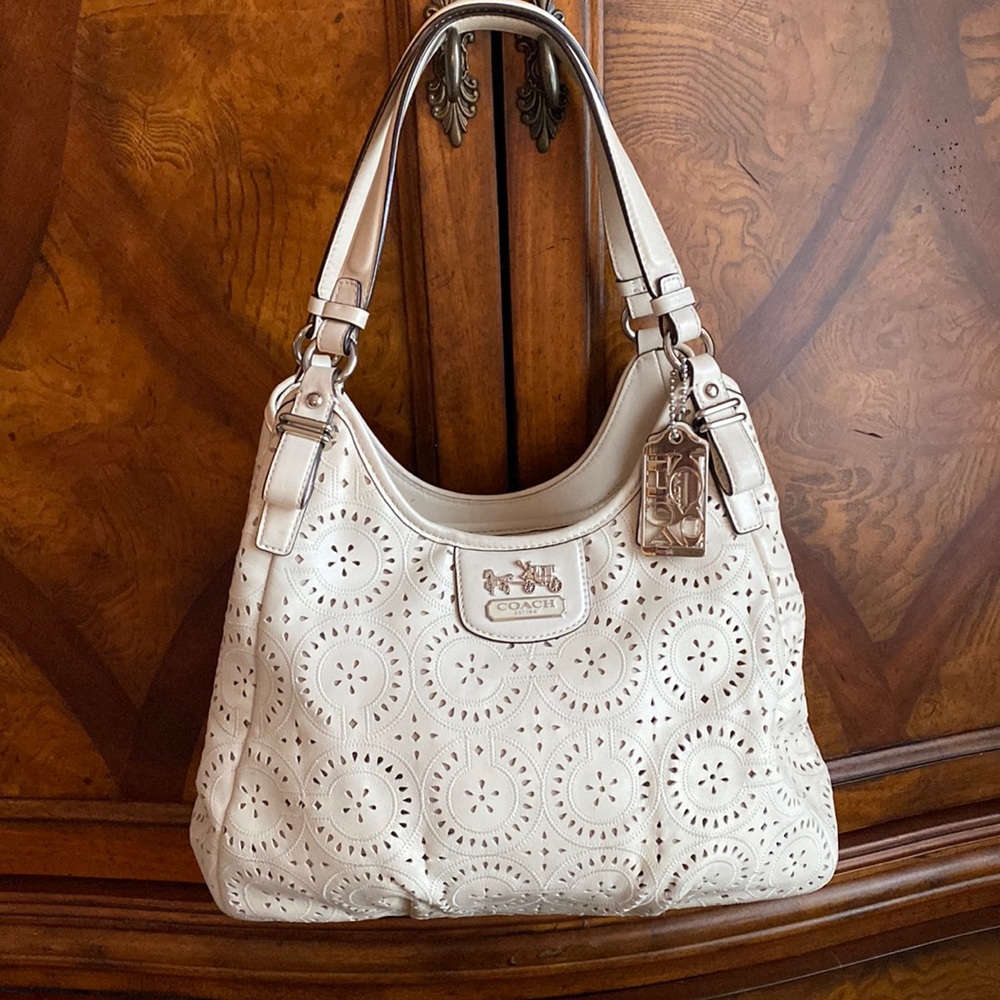 Coach Ivory Leather Bag 2012 - Gem